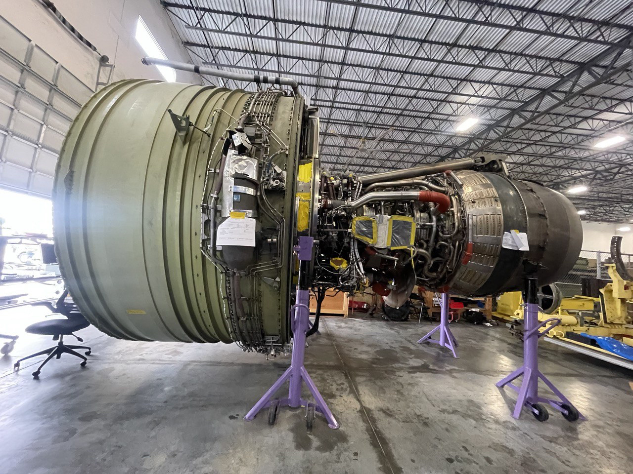 Miami Rigging Company Transporting Military Aircraft Engine