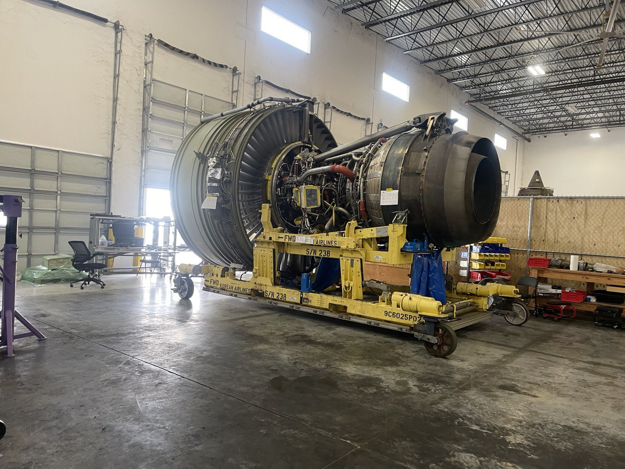 Miami Rigging Company Transporting Military Aircraft Engine