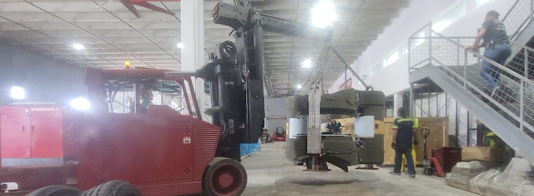 South Florida Rigging Company Transporting MRI Machine Miami
